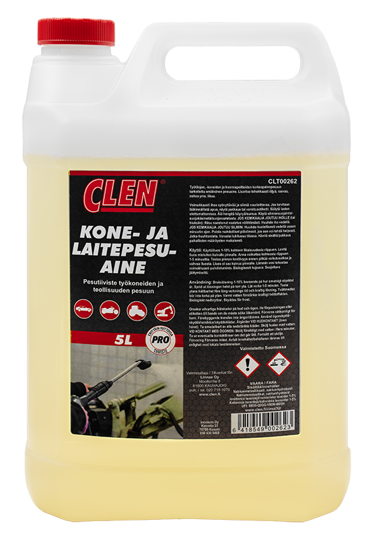 CLEN KONE- JA LAITEPESUAINE / 5L - Clen verkkokauppa