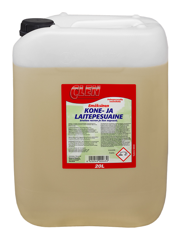 CLEN KONE- JA LAITEPESUAINE 260/20L - Clen verkkokauppa
